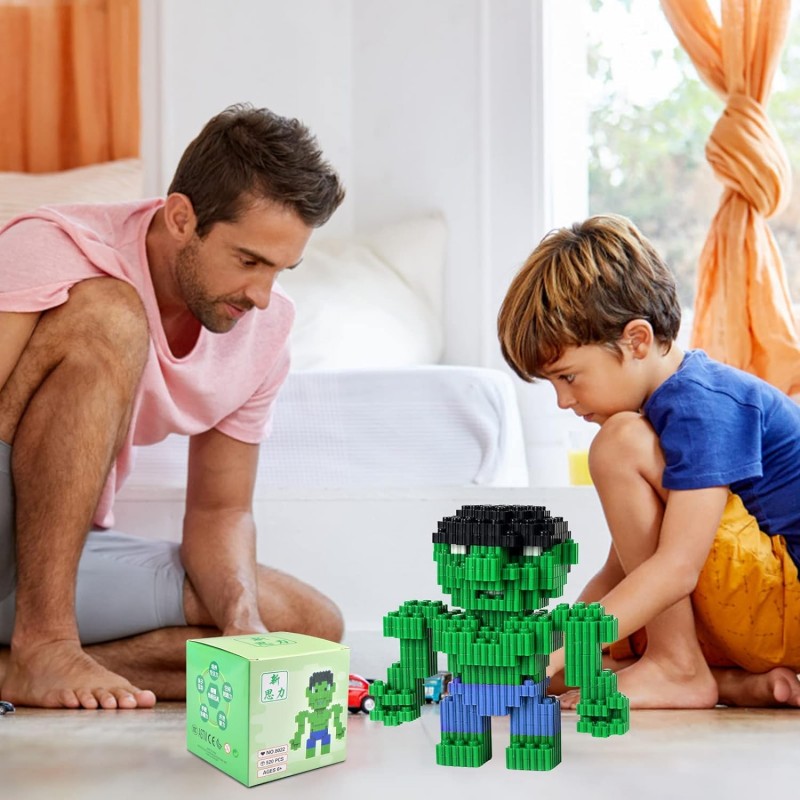 Mini Building Blocks-Hulk