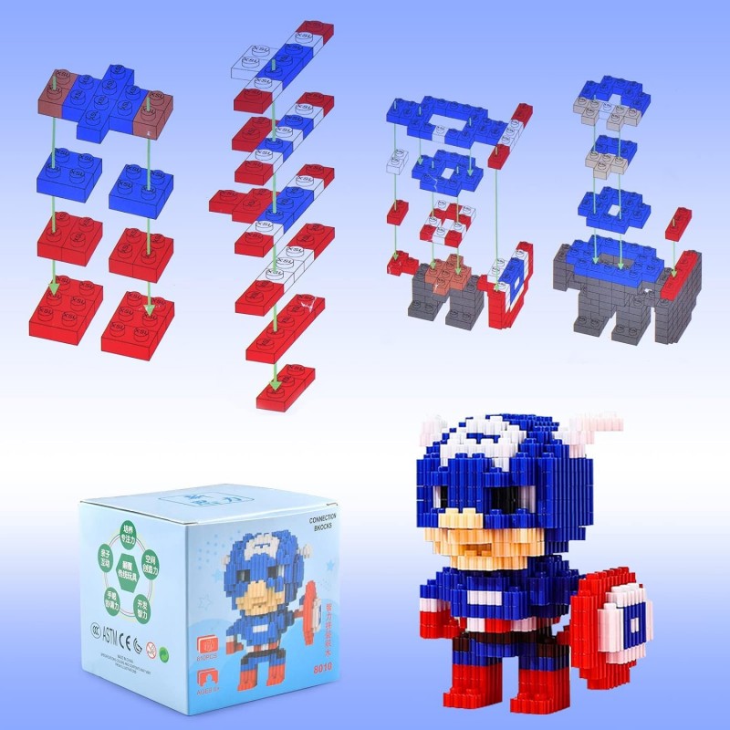 Mini Building Blocks-Captain America
