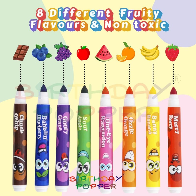 Scented Color Sketch Markers (Fruity Flavours)